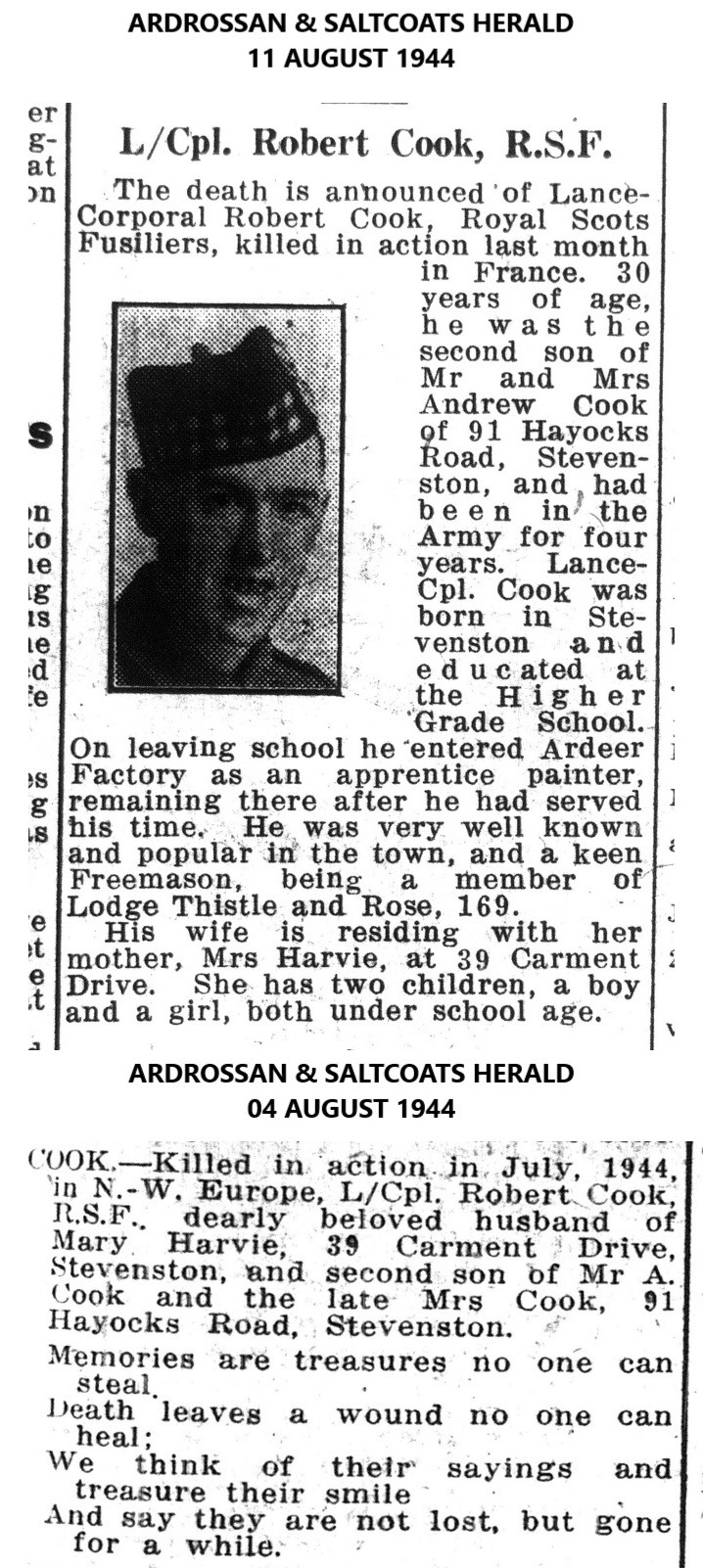 Robert Cook - North Ayrshire Heritage