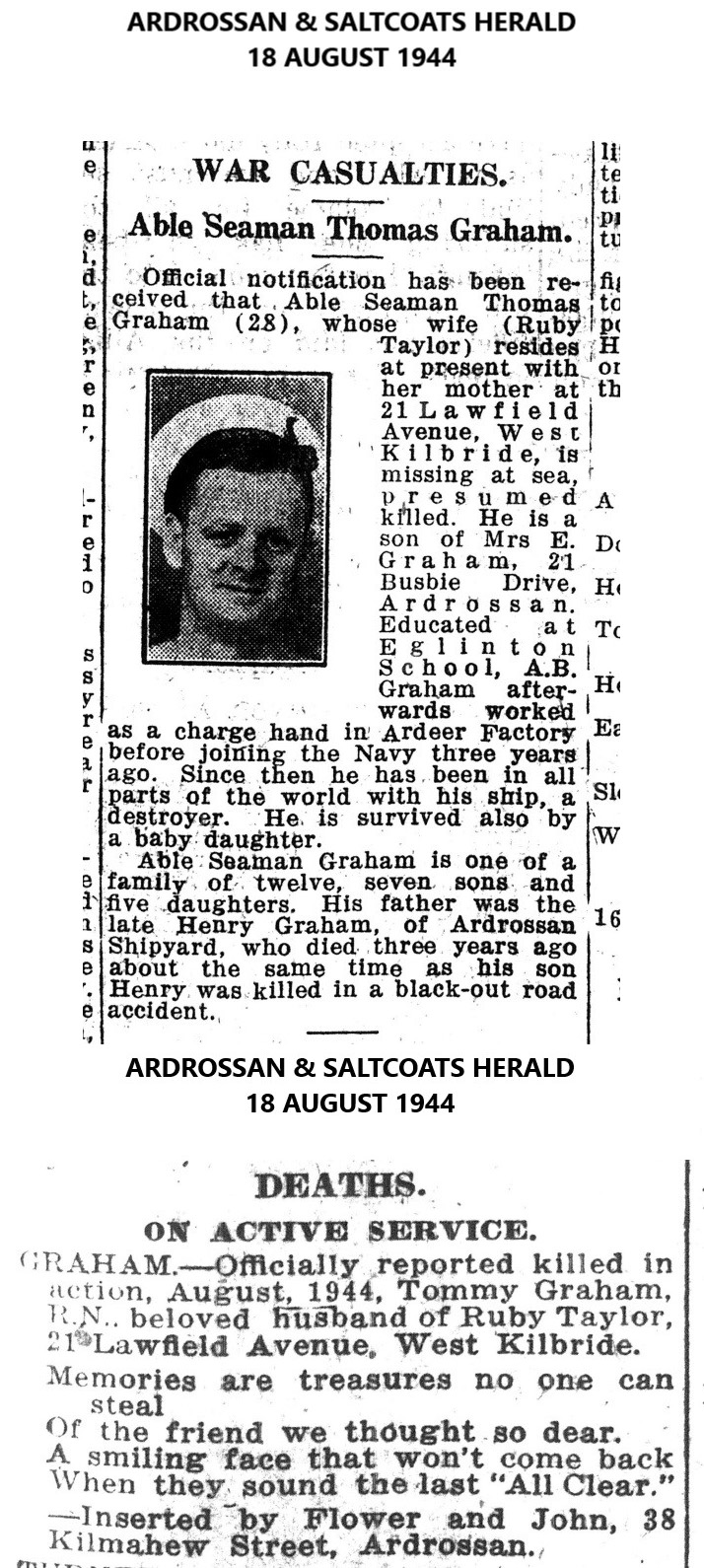 Thomas Graham - North Ayrshire Heritage