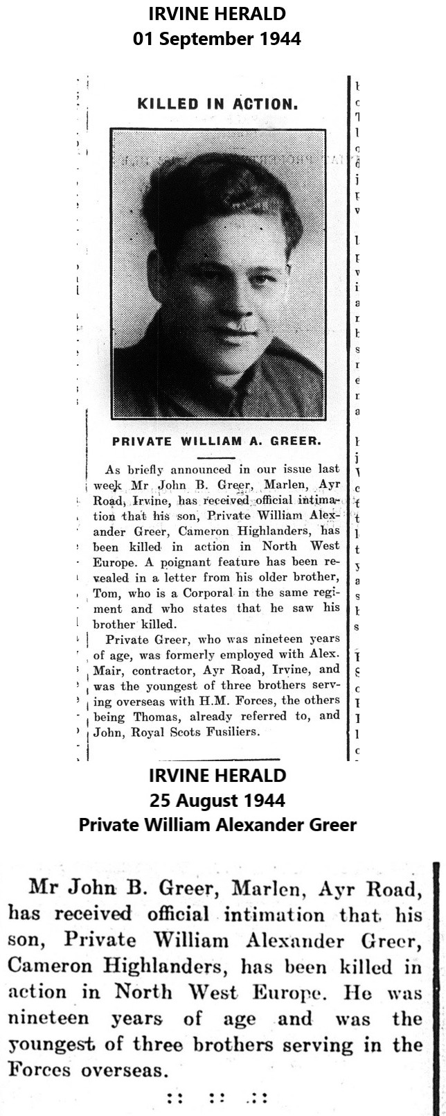 William Greer - North Ayrshire Heritage