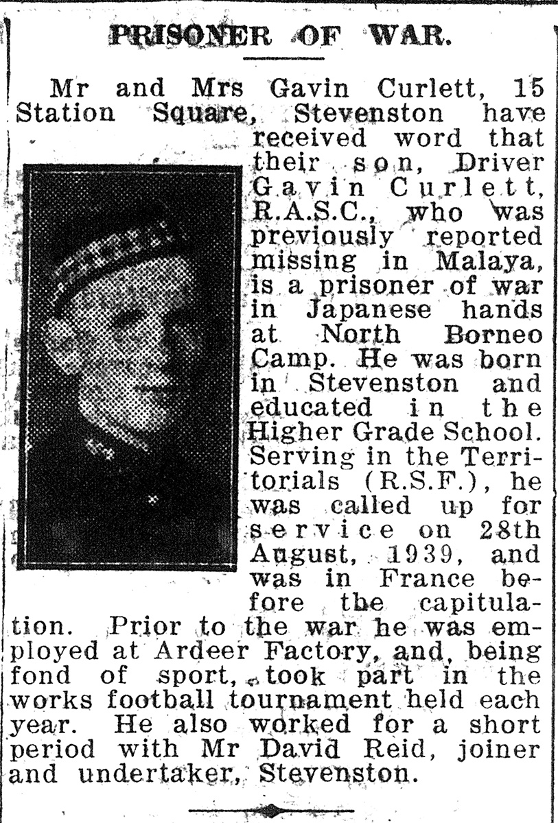 Gavin Curlett - North Ayrshire Heritage