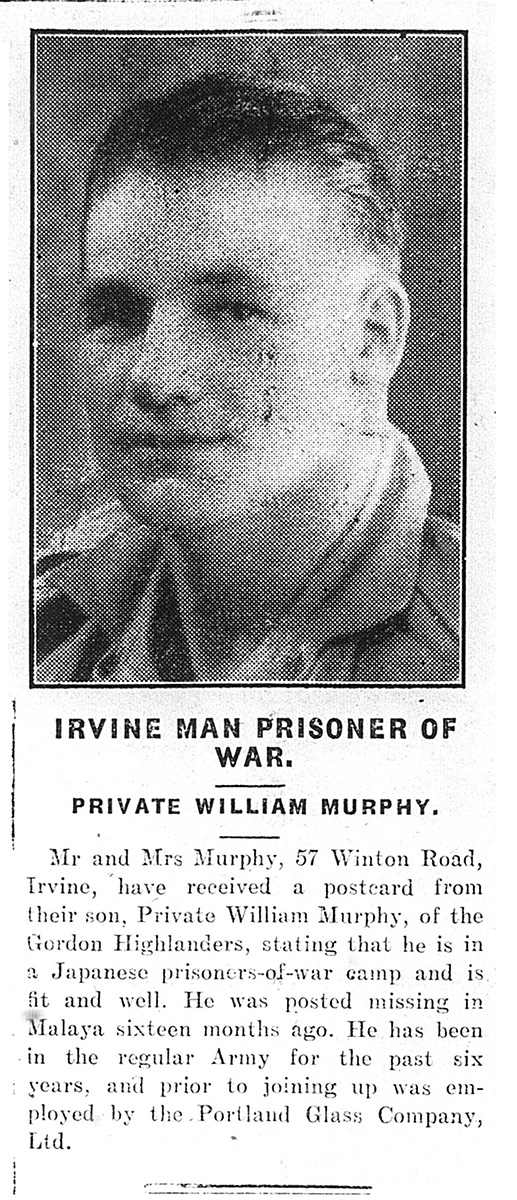 William Murphy - North Ayrshire Heritage